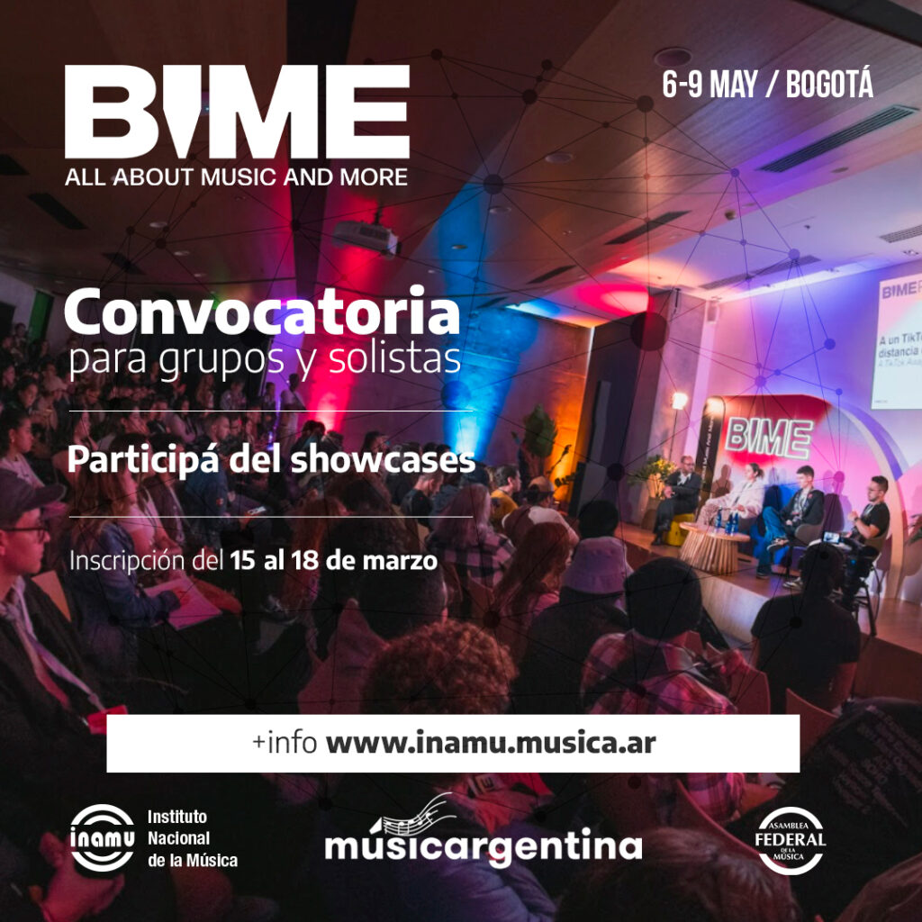 BIME Live: Convocatoria dirigida a artistas de Argentina para actuar en ...